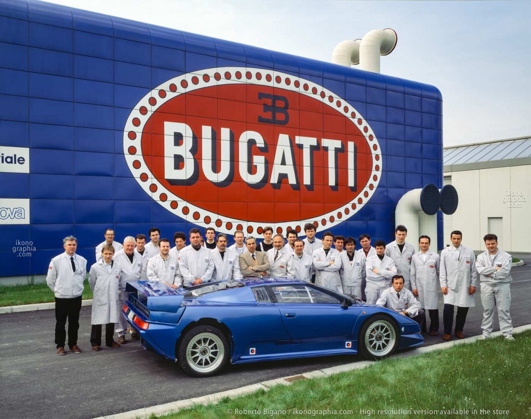 EB110GT. The Making of a Dream Car at Bugatti Automobili - Ikonographia