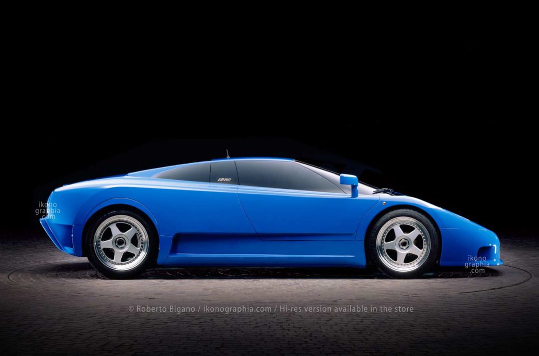 Bugatti EB110 GT Prototype as restyled by Benedini - Ikonographia