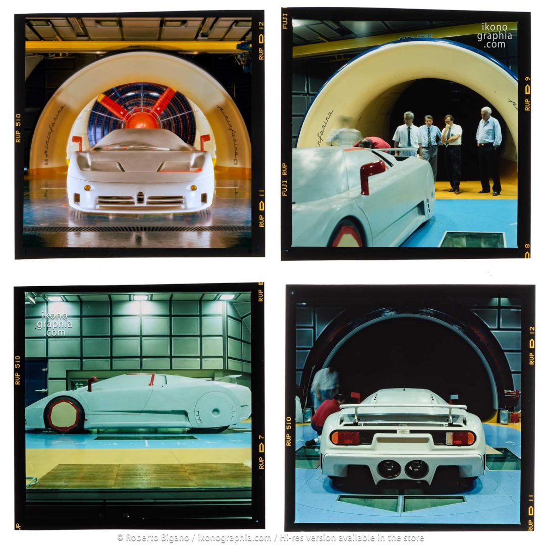 Optimizing the Bugatti EB 110 aerodynamics at the Pininfarina Wind ...