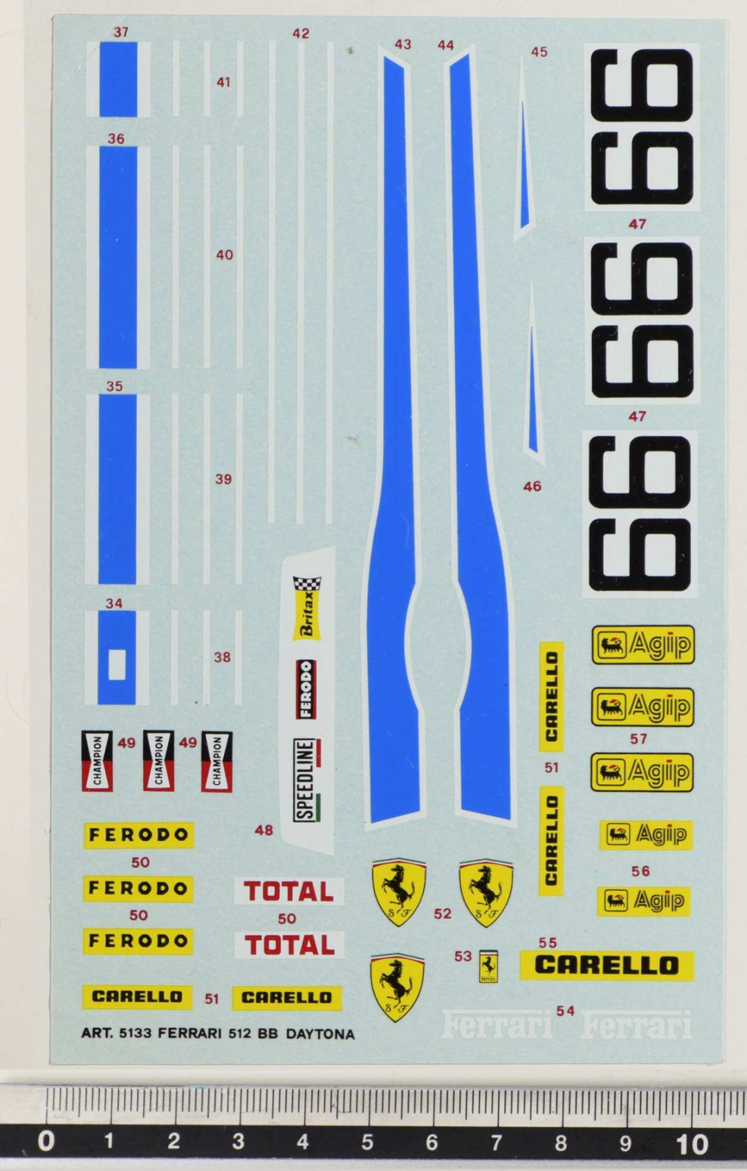 Bburago 5133 Ferrari 512 BB Daytona. Original 1990s Decals like new ...