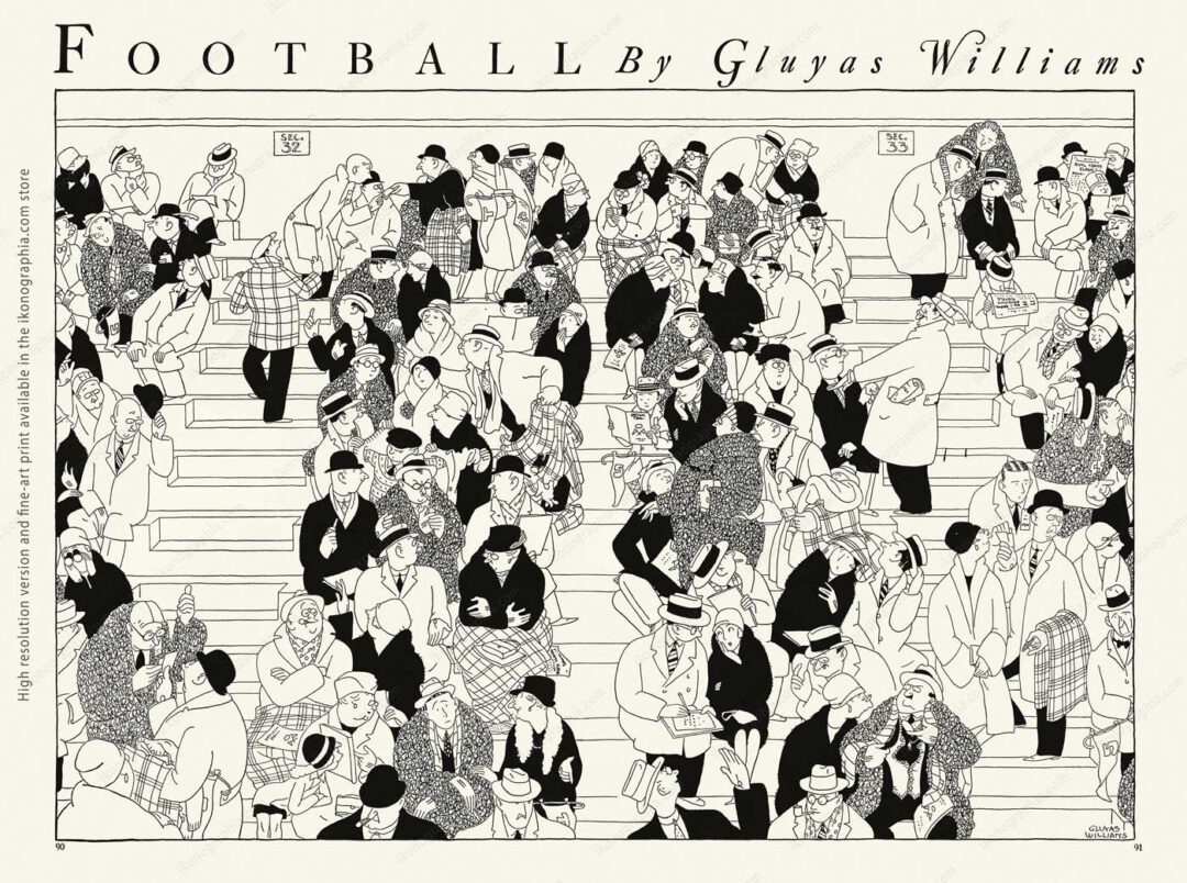 Football, a Gluyas Williams cartoon. from “Ourselves as Others See Us ...